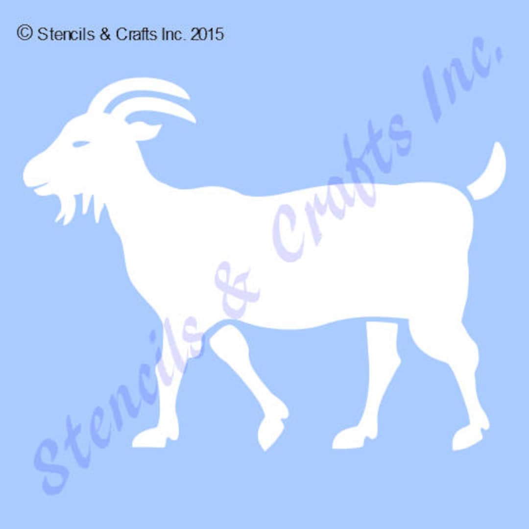 GOAT STENCIL, Many Sizes to Choose From, Farm Stencil, Farm Template ...