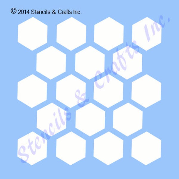 Hexagon Stencil' - Etsy
