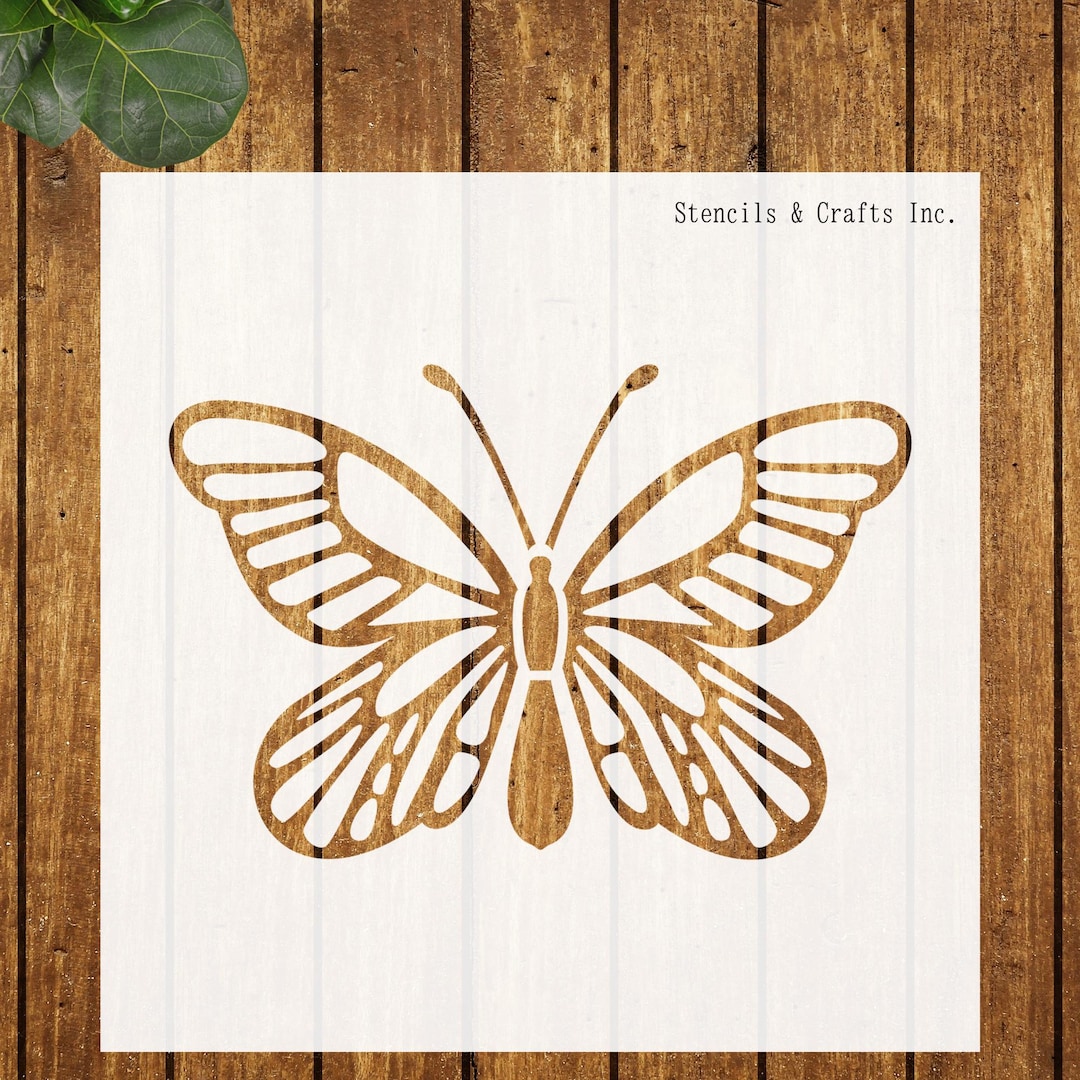 BUTTERFLY STENCIL, Painting Stencil, Craft, Insect Stencil, DIY, Paint ...