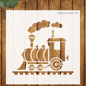 5" TRAIN ENGINE STENCIL, Train Stencil, Painting Stencil, Pattern ...