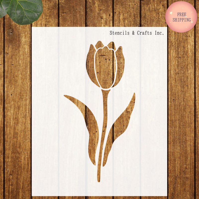 Tulip Stencil - Etsy