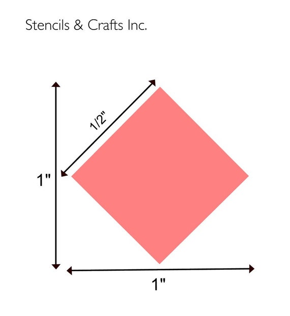 Diamond Shape Stencil