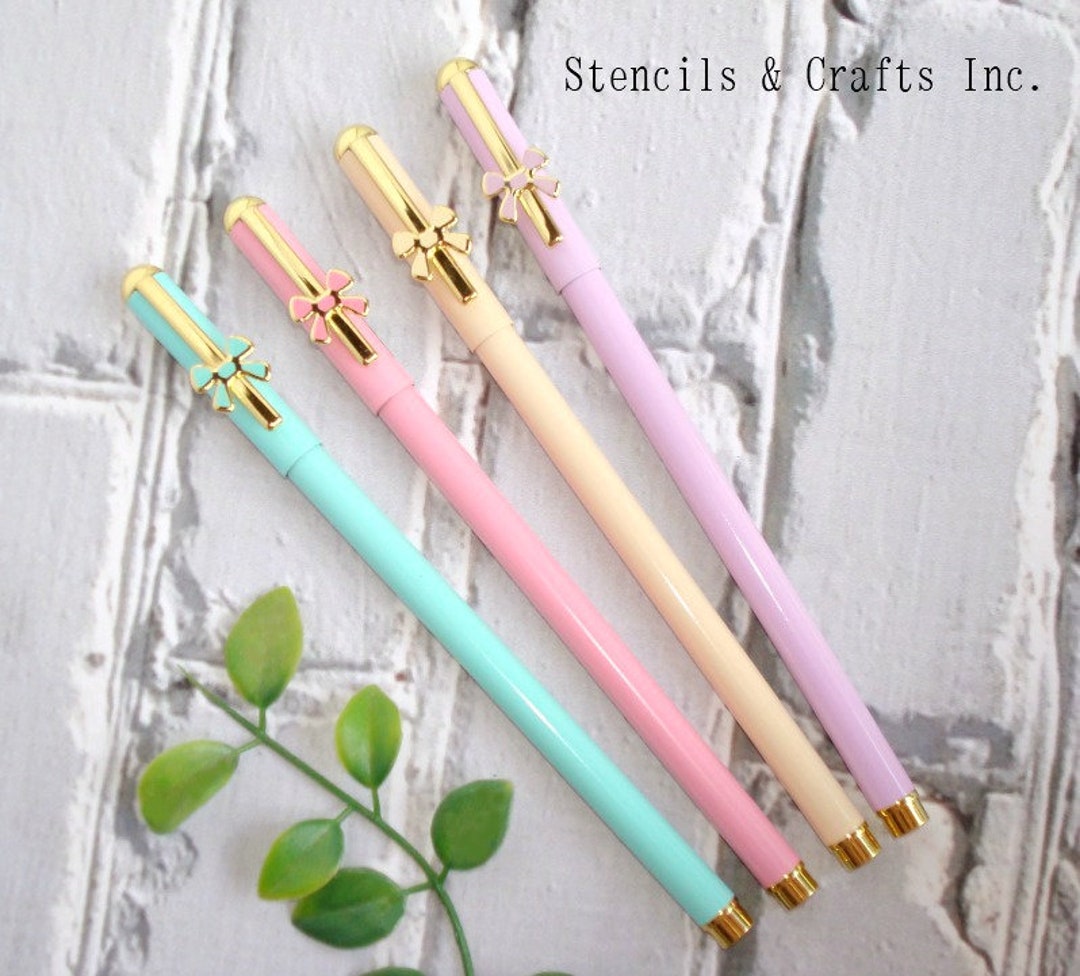 BOW PEN, Bowknot Pen, Pink Pen, Lavender Pen, Mint Pen, Champagne Pen ...