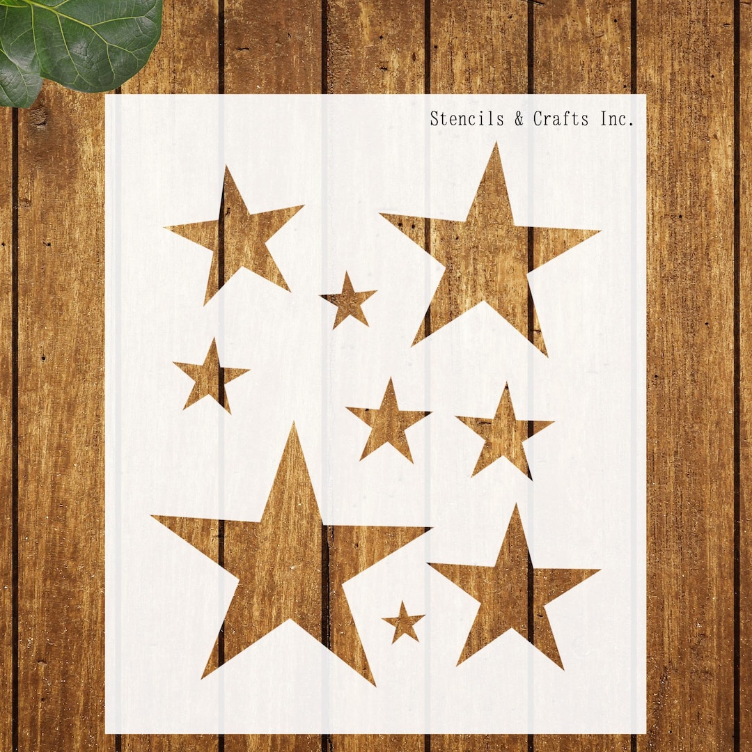 STARS STENCIL, Stars Template, Celestial Stencil, Galaxy Stencil ...