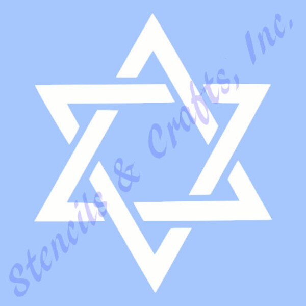 Star of David Stencil - Etsy