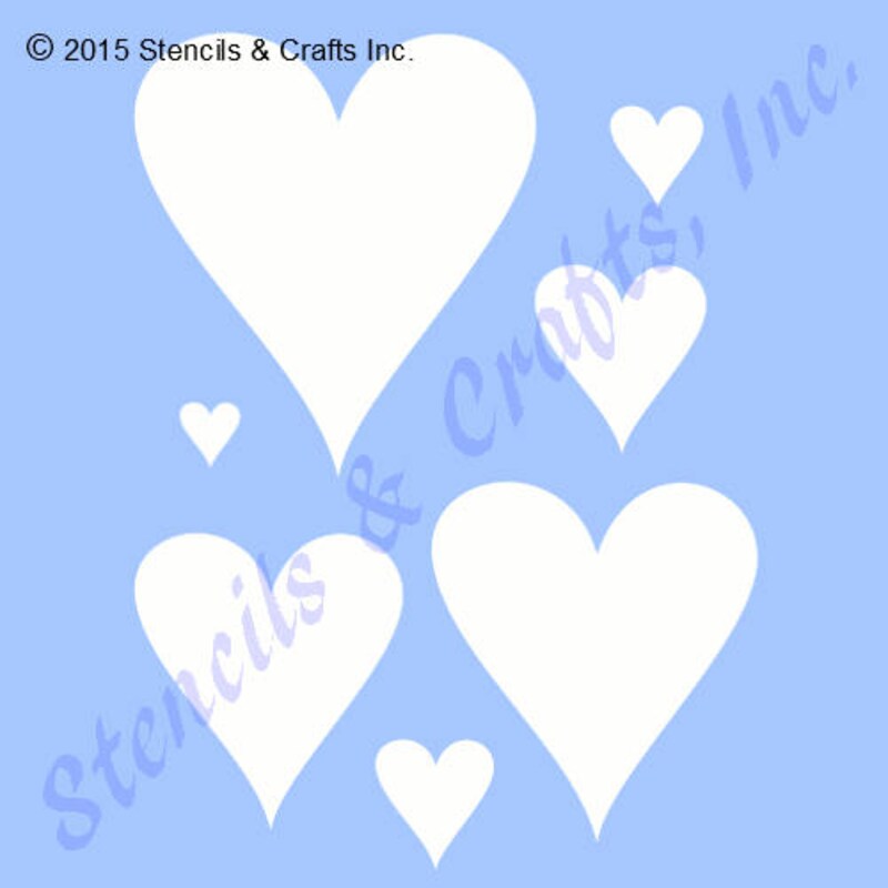 Heart Stencil - Etsy