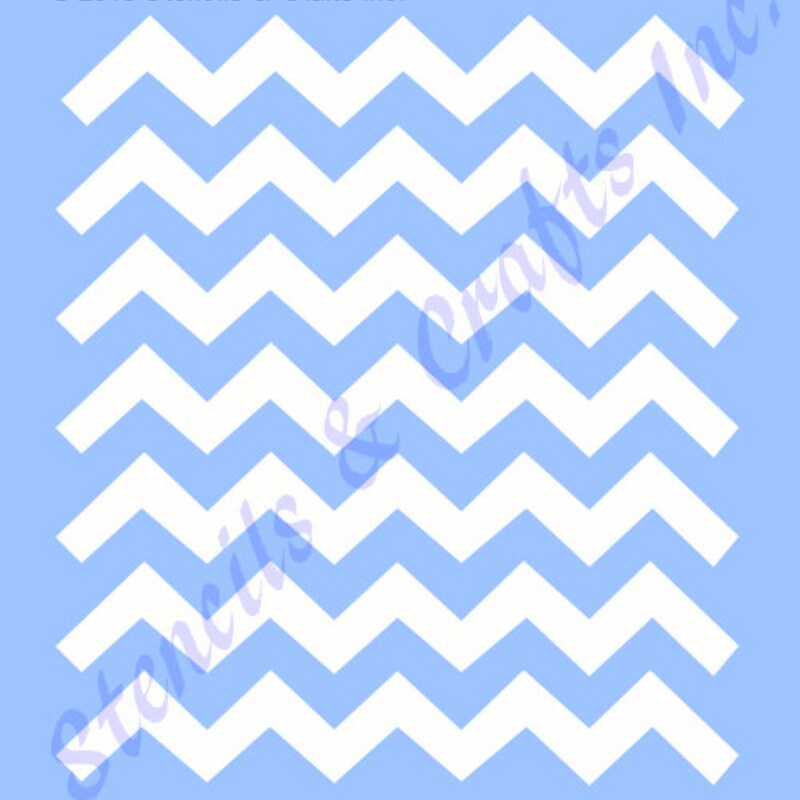Chevron Stencil - Etsy