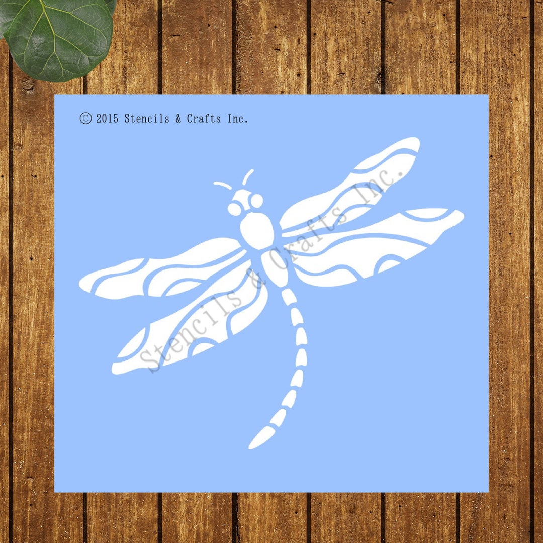 DRAGONFLY STENCIL, Insect Stencil, Painting Stencil, Reusable Stencil ...