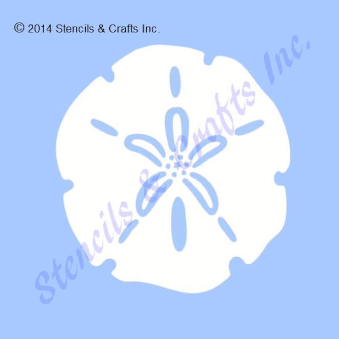 5" SAND DOLLAR STENCIL, Beach Template, Sand Dollar Pattern - Etsy
