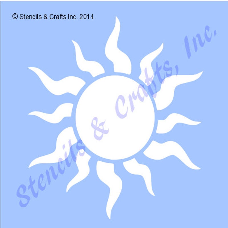 Sun Stencil - Etsy