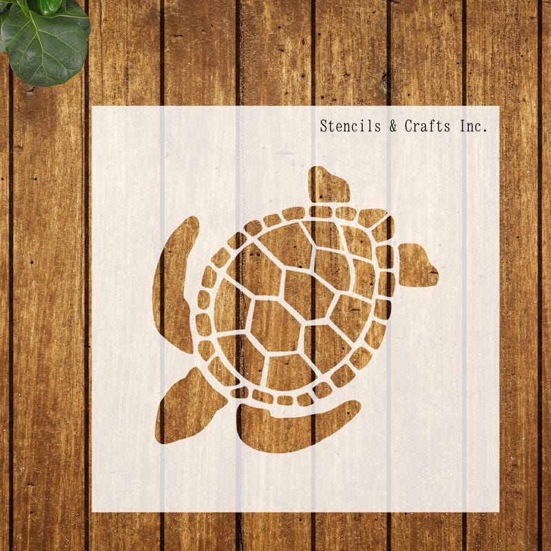 Sea Turtle Stencil - Etsy