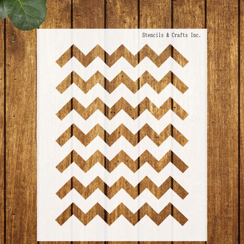 Chevron Stencil - Etsy