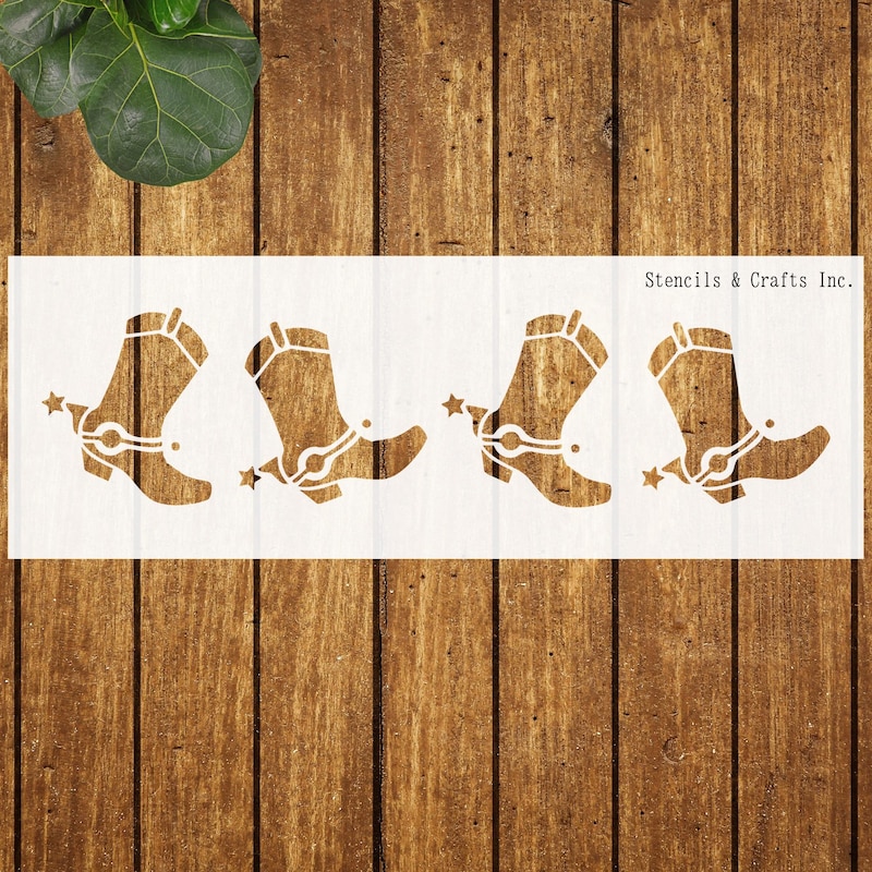 Boot Stencil - Etsy