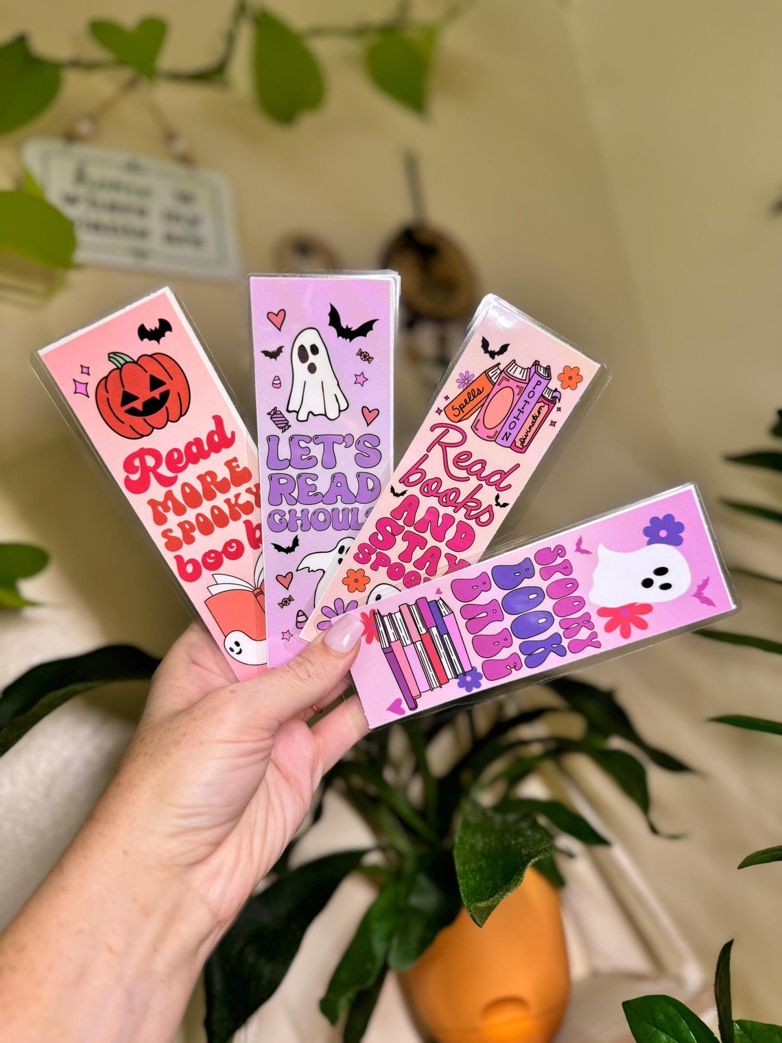 Spooky Cute Bookmarks | Cute & Bookish Bookmarks | Physical Bookmark ...