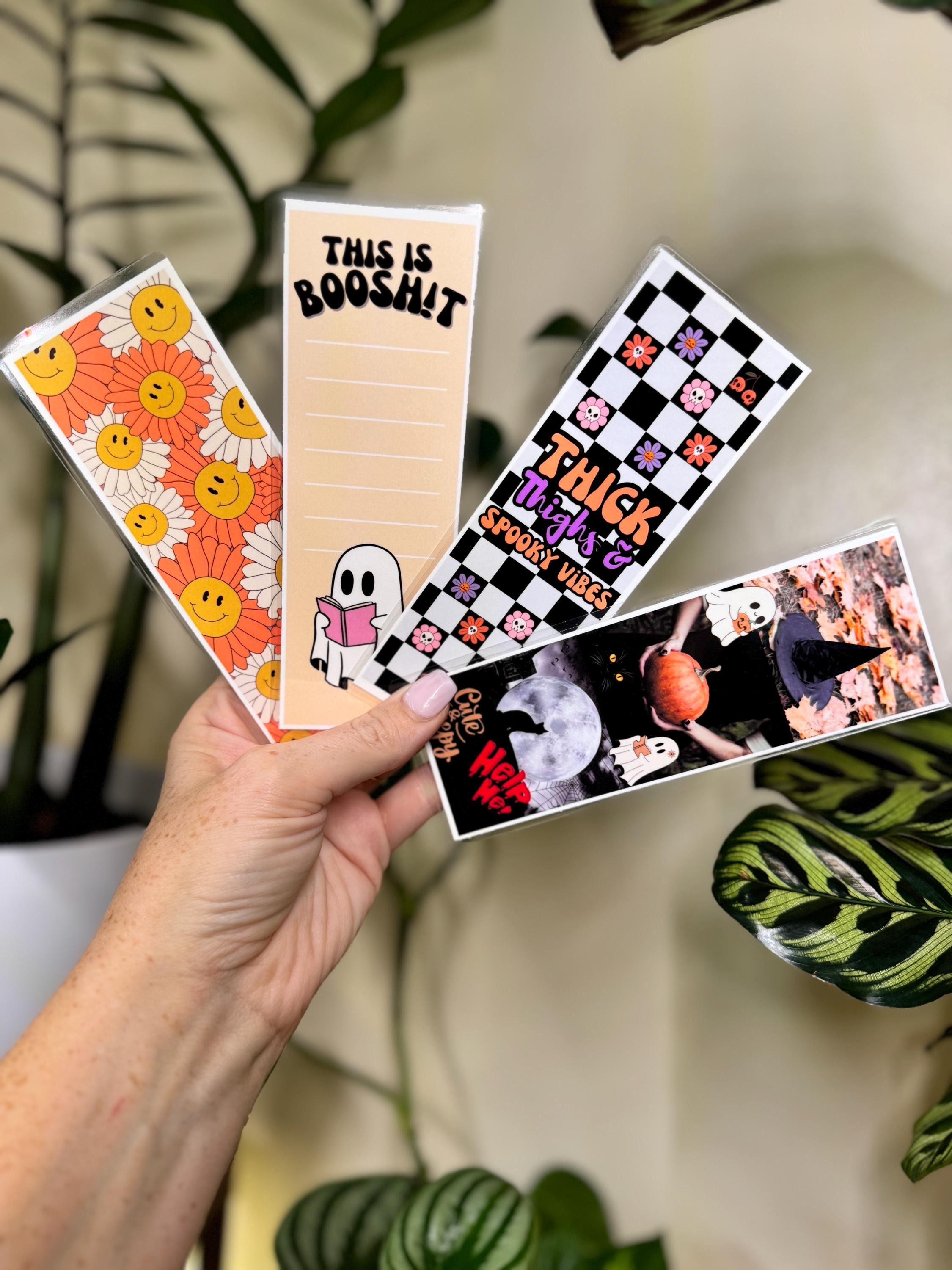 Fall Bookmarks | Cute & Girly | Bookish | Book-themed | Physical ...