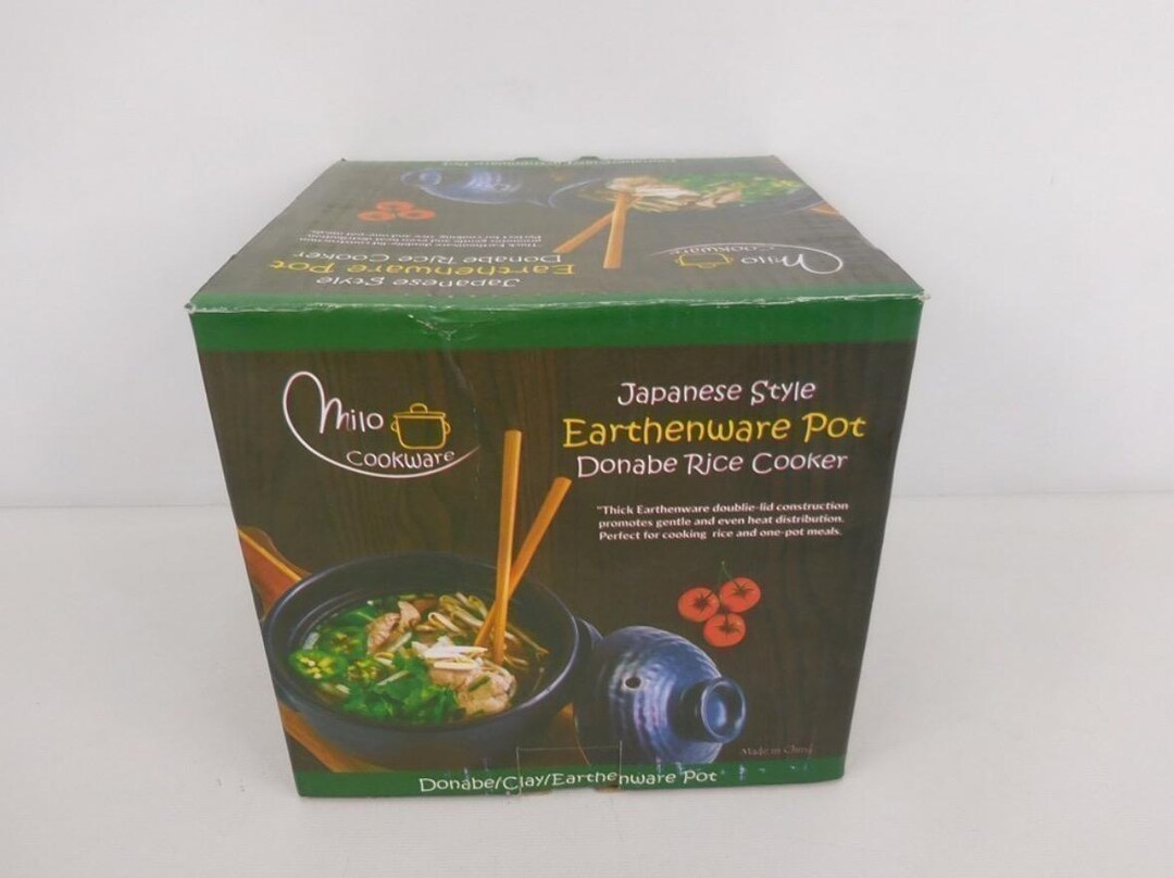 Japanese Style Earthenware Pot Donabe /clay Rice Cooker. MILO Cookware ...