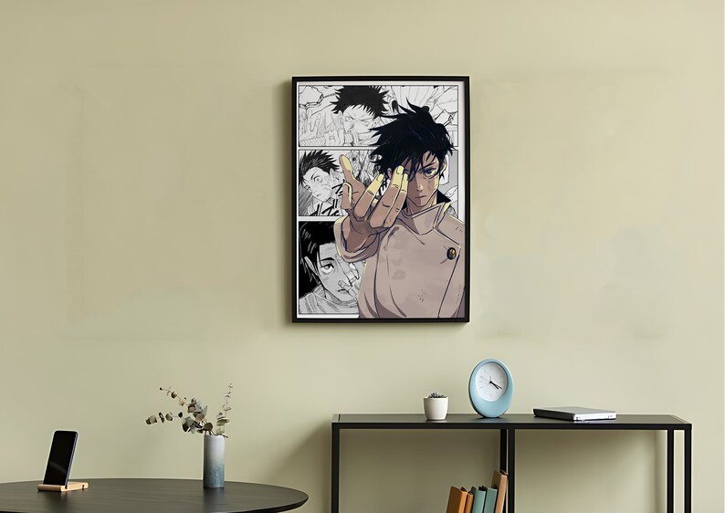 Jujutsu Kaisen Poster, Jujutsukaisen Anime Art Anime Wall Print ...