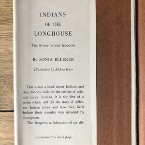 Indians of the Longhouse, Story of the Iroquoise - Etsy