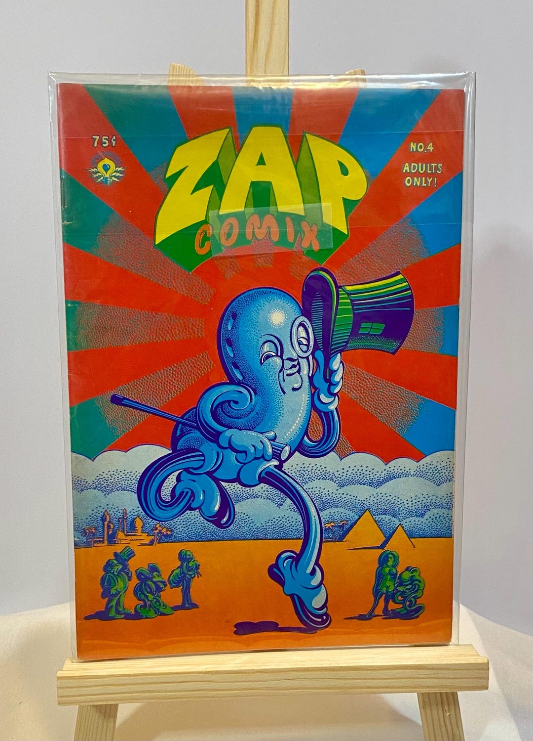 Zap Comix 4 First Print VF+ Very Rare Crumb Comic - Etsy