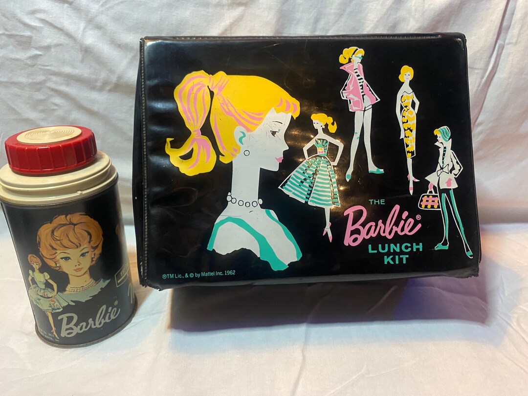 Vintage Barbie Lunch Box (kit) With Thermos - Etsy