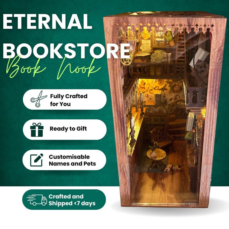 Bookshelf Nook - Etsy