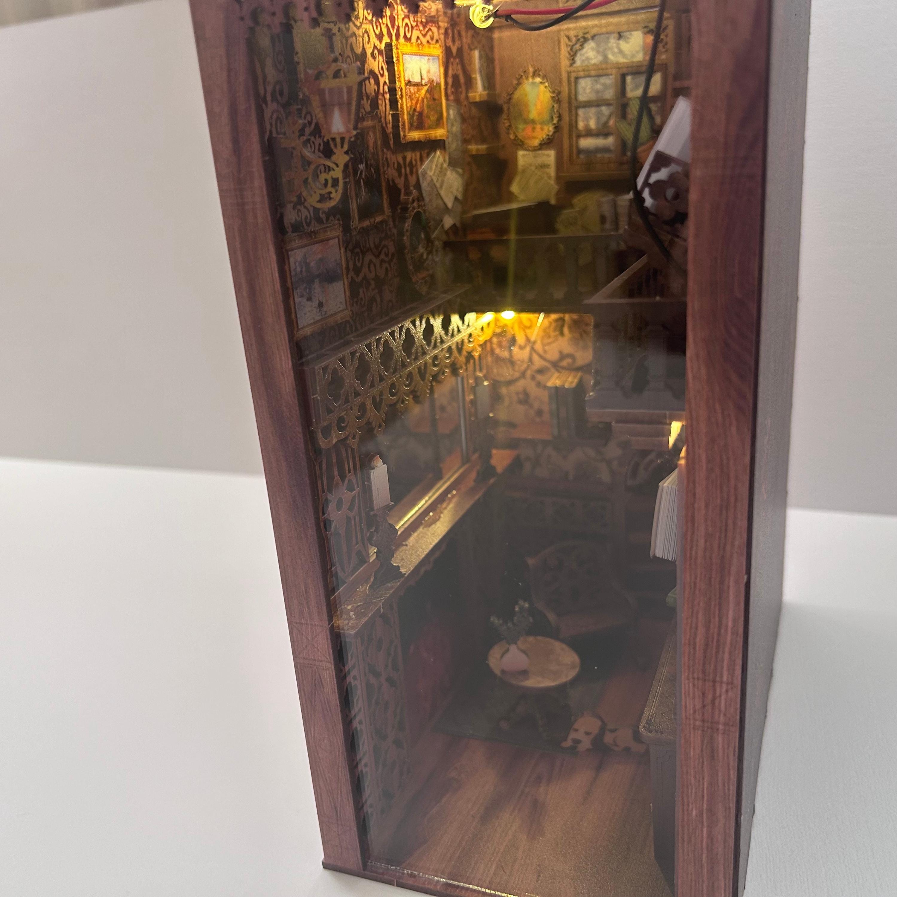 Kit Form Book Nook Eternal Bookstore Handmade Gift Book Nook Book Lover ...