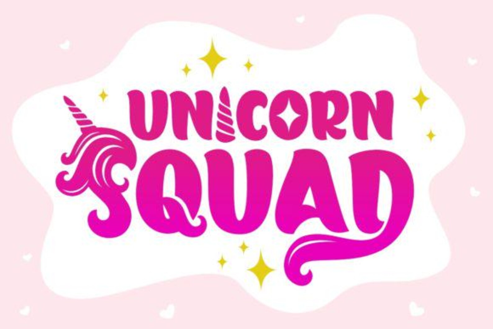 Magic Unicorn Font, Cute Fantasy Typeface, Digital Download for Cricut ...