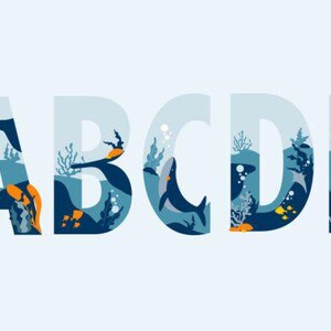 Beachway Ocean Font, Tropical Handwritten Typeface, Digital Download ...