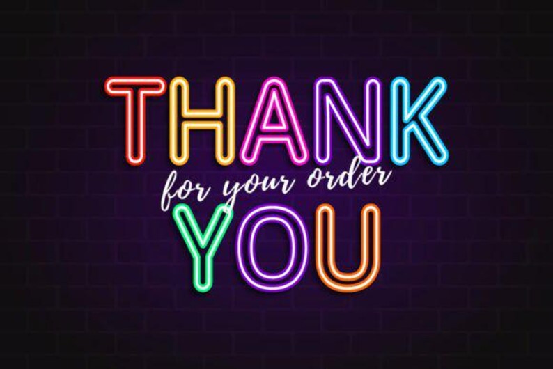 Neon Colored Font, Bright Neon Letters, Glow Effect Font, Digital ...