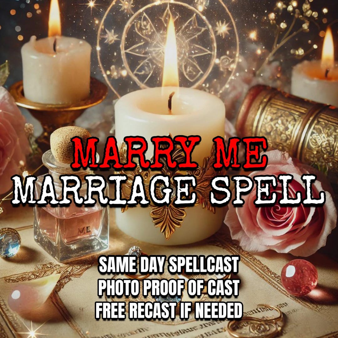 Marry Me Marriage Spell Powerful Ritual for Commitment & Eternal Love ...