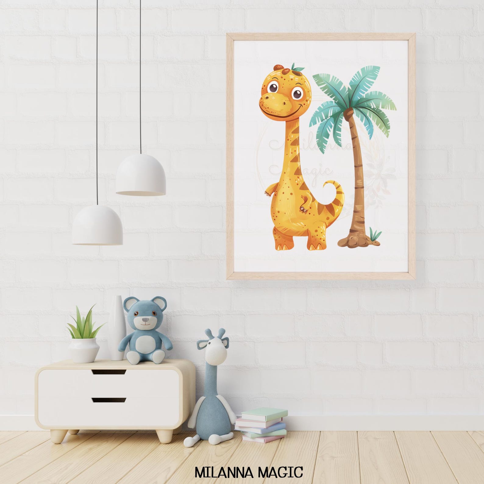 Cute Dinosaur Clipart Set | Adorable Baby Dino Illustrations for Kids ...