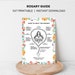 Kids Rosary Guide, Printable Rosary Card, Catholic Prayer Card ...