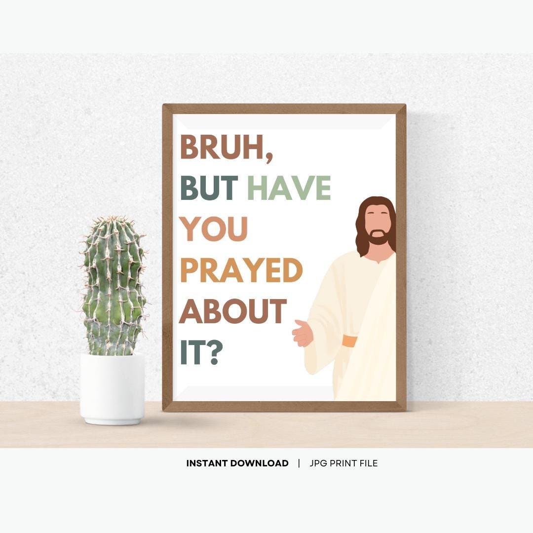 Funny Catholic Poster, Catholic Classroom Poster, Catholic Wall Art ...