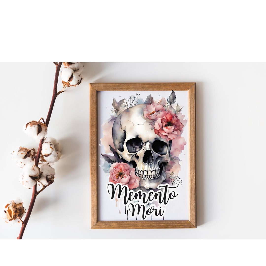 Memento Mori Poster, Memento Mori Art, Catholic Wall Art, Catholic ...