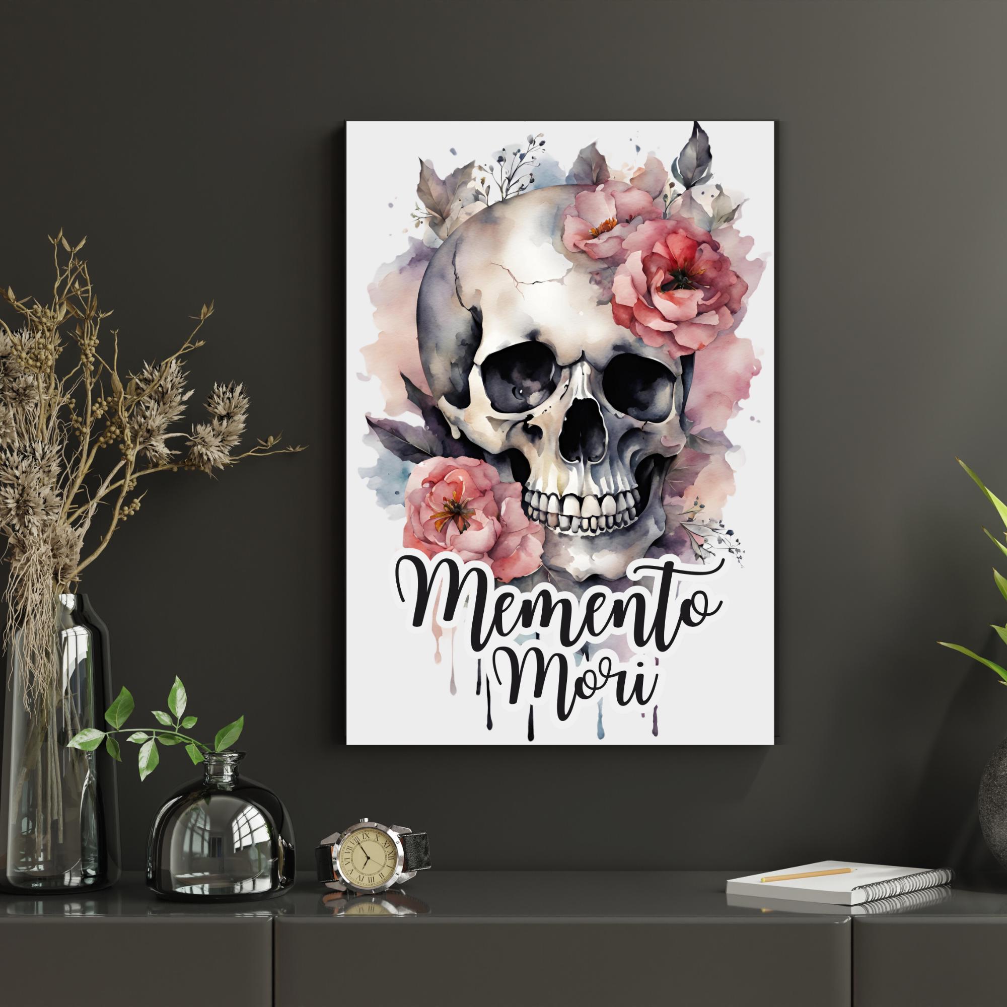 Memento Mori Poster, Memento Mori Art, Catholic Wall Art, Catholic ...