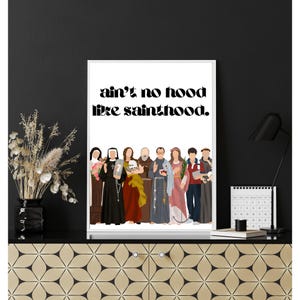 Saint Poster, Catholic Wall Art, Saint Quote Poster, Catholic Poster ...