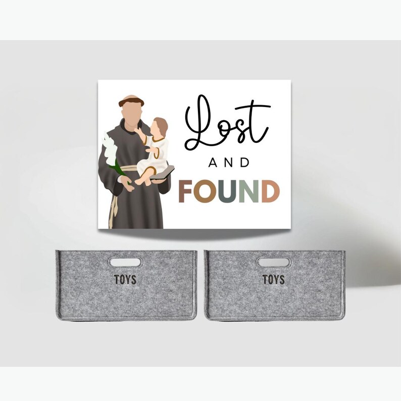 Funny Classroom Poster, Lost and Found Sign, Christian Poster, Catholic ...
