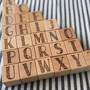 Alphabet Baby Blocks: Baby Shower Activity & Nursery Decor - Etsy