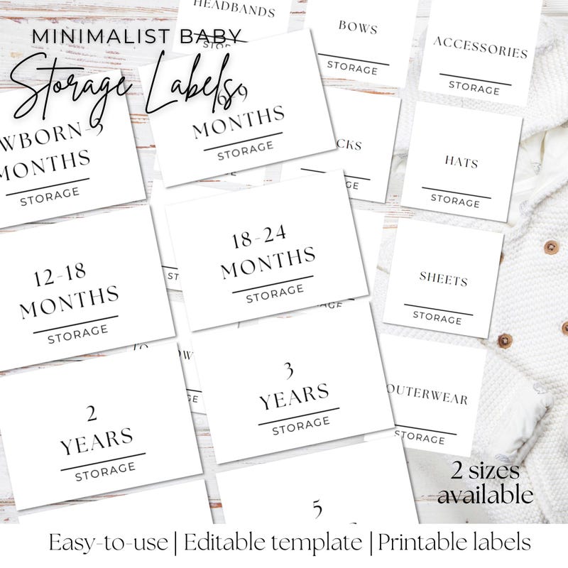 Baby Labels - Etsy