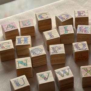 Alphabet Baby Blocks: Baby Shower Activity & Nursery Decor - Etsy