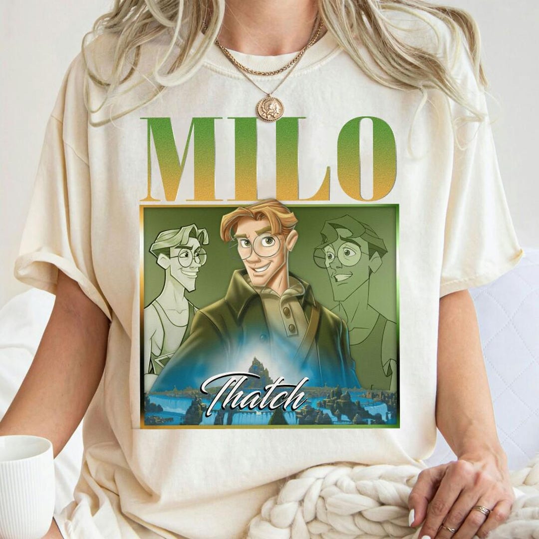 Atlantis the Lost Empire Characters T-shirt, Disney Kida Nedakh Milo ...