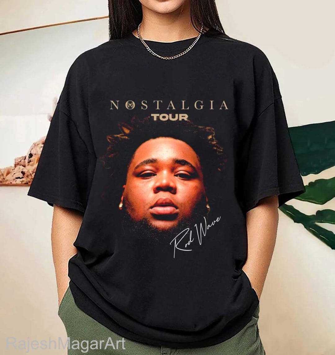Rod Wave Nostalgia Tour T-shirt, Rod Wave Shirt, Rod Wave Beautiful ...