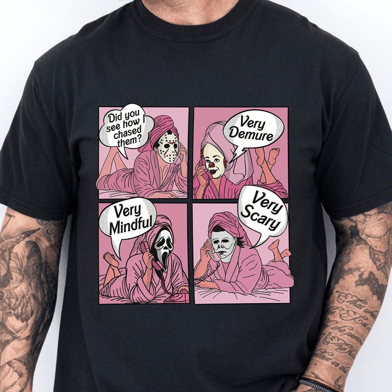 Very Demure Very Mindful Very Scary PNG, T-shirt Design, Coquette ...