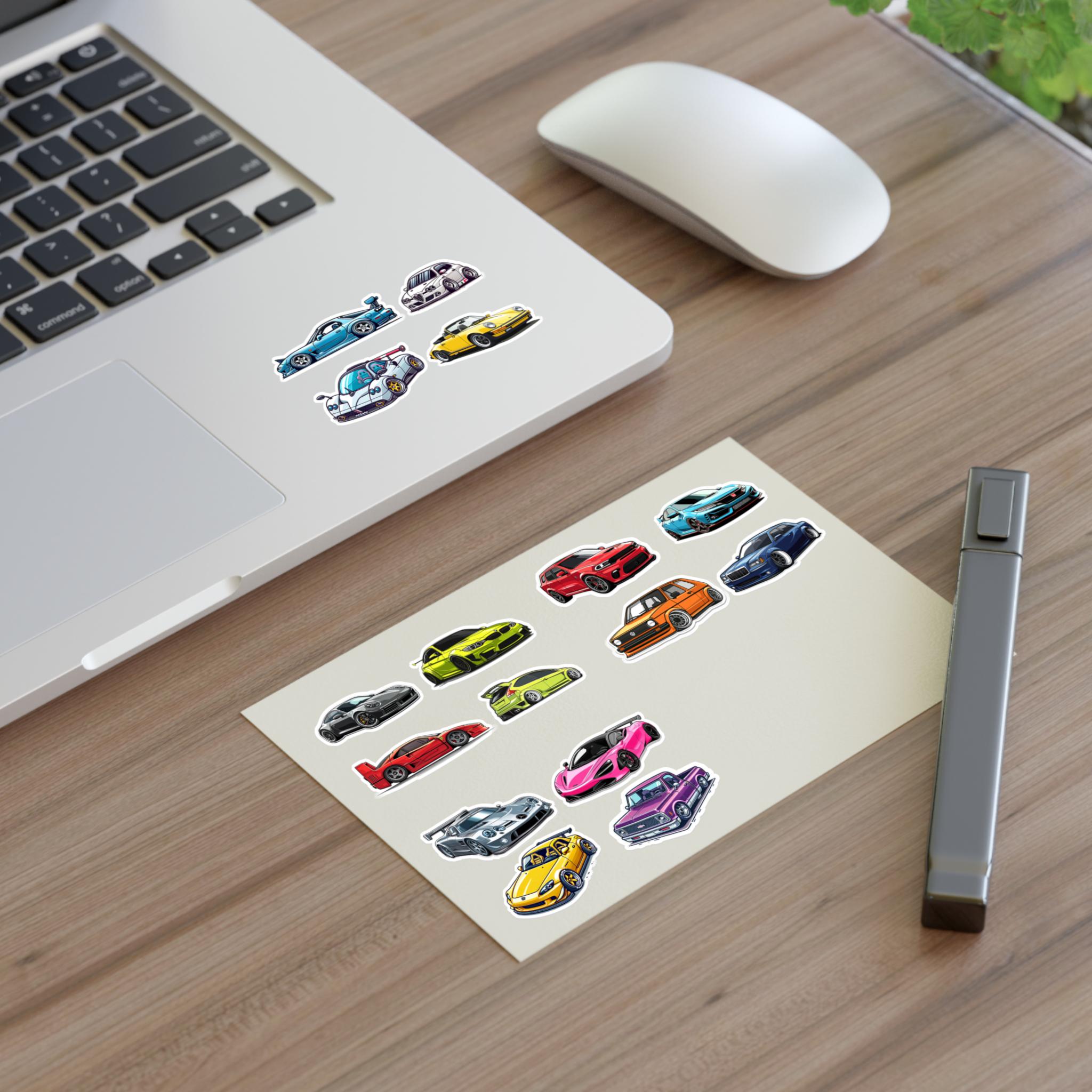 Car Sticker Sheets, Automotive Theme Sticker Pack - Etsy