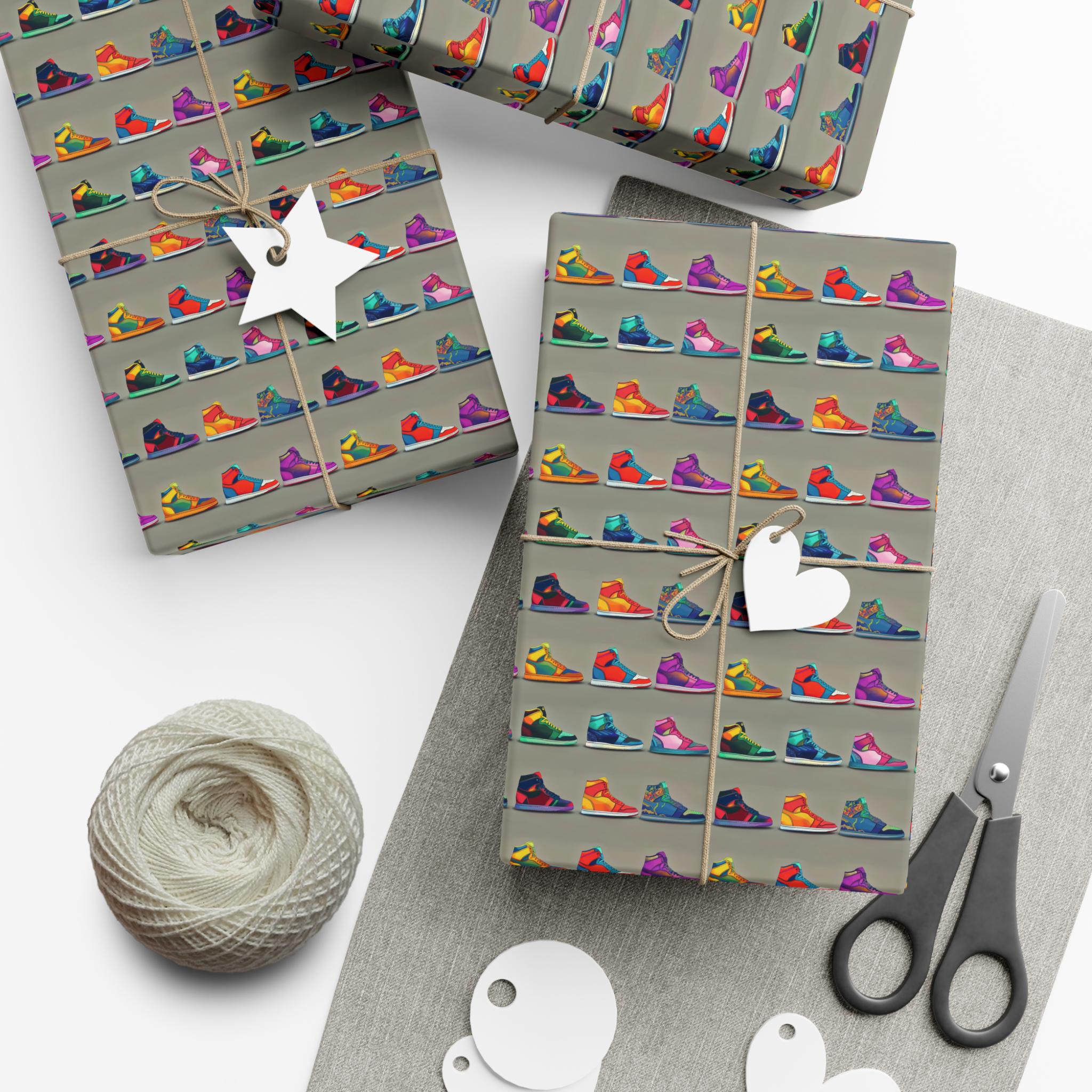 Multicolor Sneaker Gift Wrap - Etsy