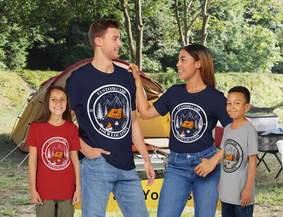 Custom Camp Shirt, Camp Life Shirt, Camping Friend Gift, Summer Camp ...