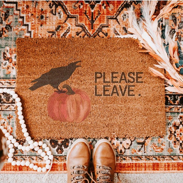 Door Mat Please Leave By - Etsy