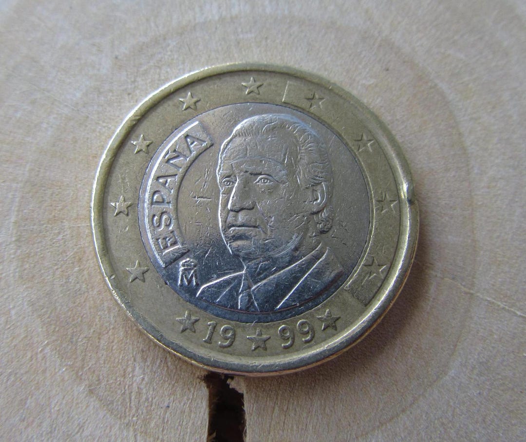Rare 1 Euro Spain 1999, Rare Euro Coin, Juan Carlos I Euro Coin ...