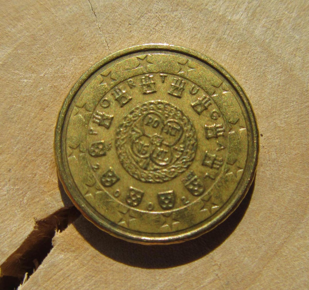 10 Cent Portugal 2002, Rare Euro Cent Coin, the Second Royal Seal of ...