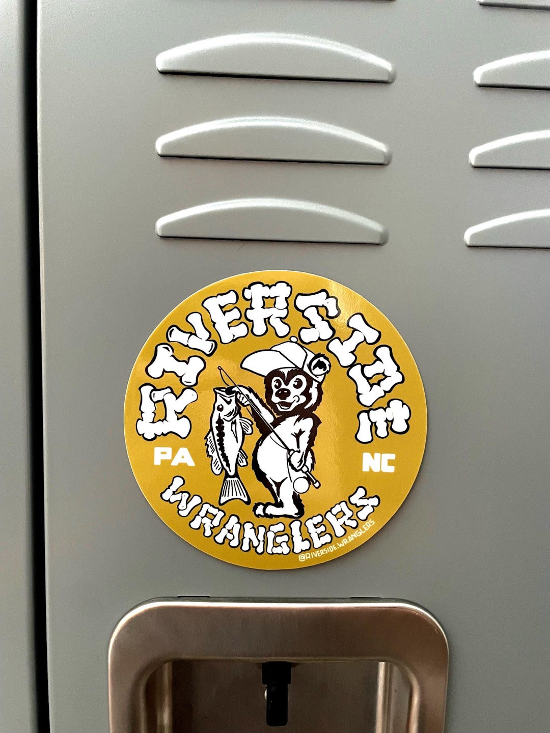 Fishing Bear - Fly Fishing Sticker - Etsy